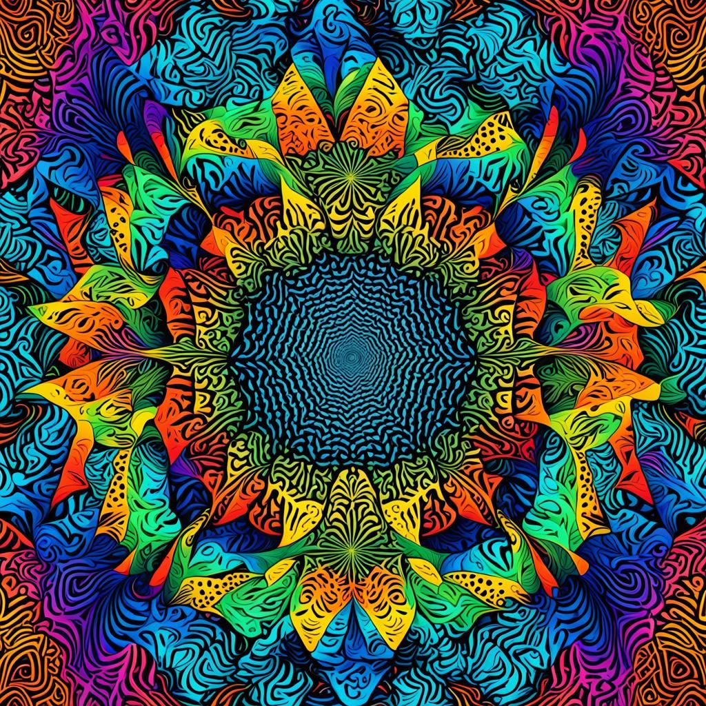 Mass Hallucination - AI Generated Artwork - NightCafe Creator