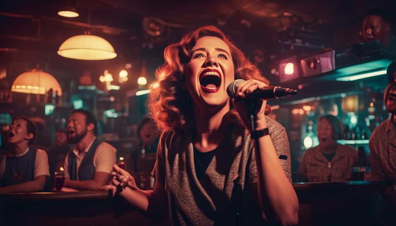 Karaoke Singer! - AI Generated Artwork - NightCafe Creator