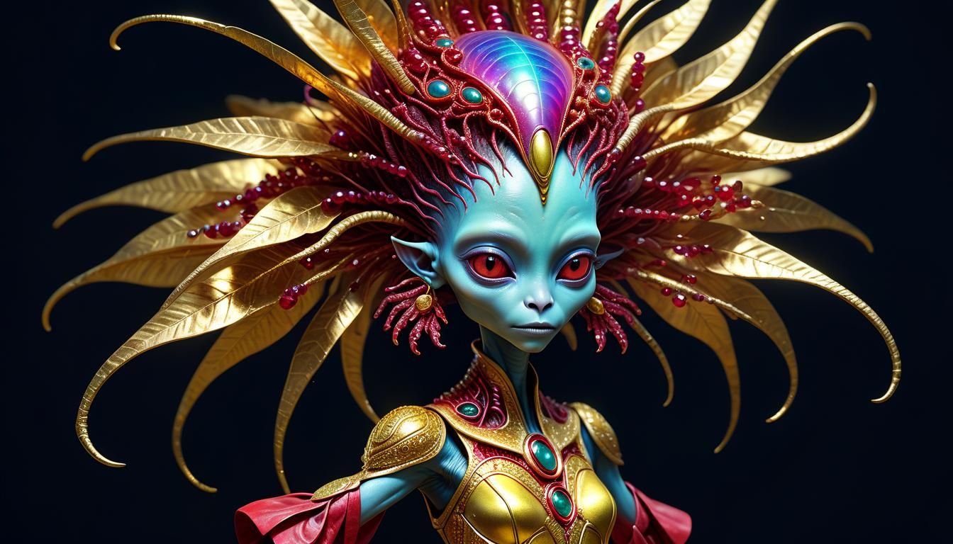 Alien Fashion Show - AI Generated Artwork - NightCafe Creator