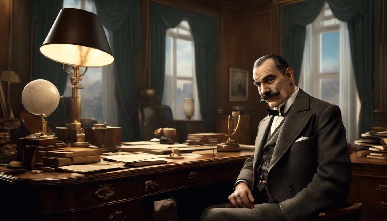 Hercules Poirot 3 - AI Generated Artwork - NightCafe Creator