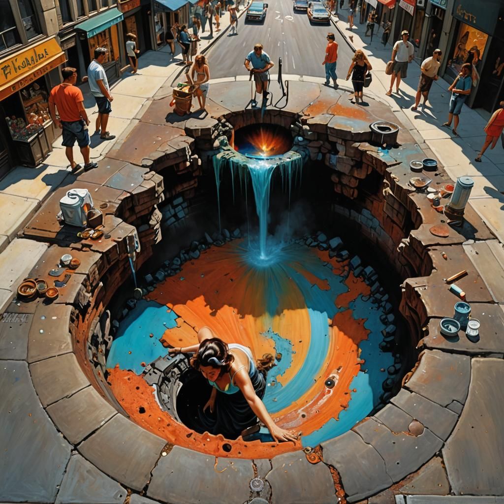 Chalk Art #10 - AI Generated Artwork - NightCafe Creator