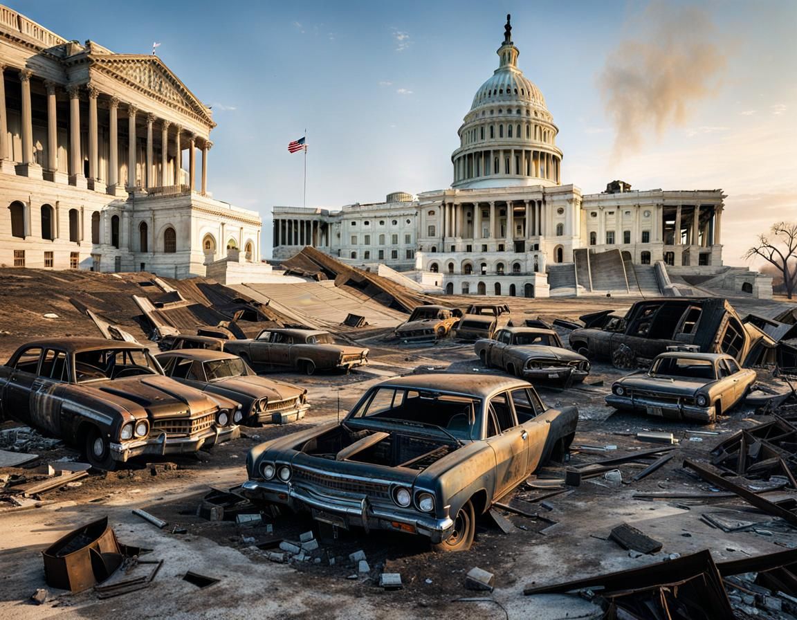 Catastrophe Aftermath - AI Generated Artwork - NightCafe Creator