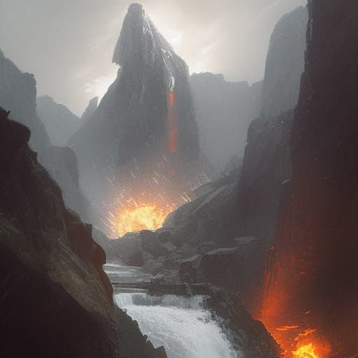 lavafall - AI Generated Artwork - NightCafe Creator