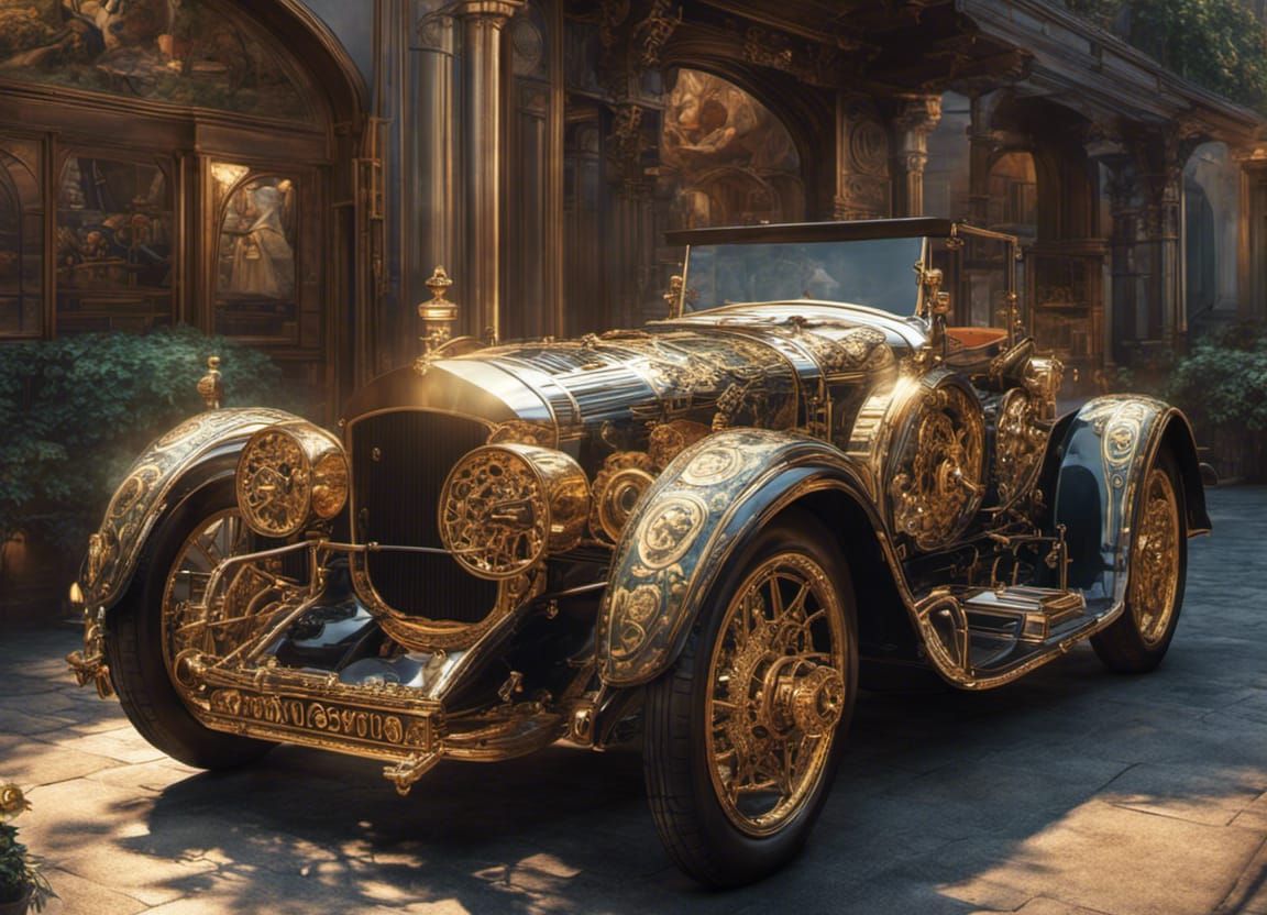 1930s model Rolls Royce, bespoke model made for a king - AI Generated ...