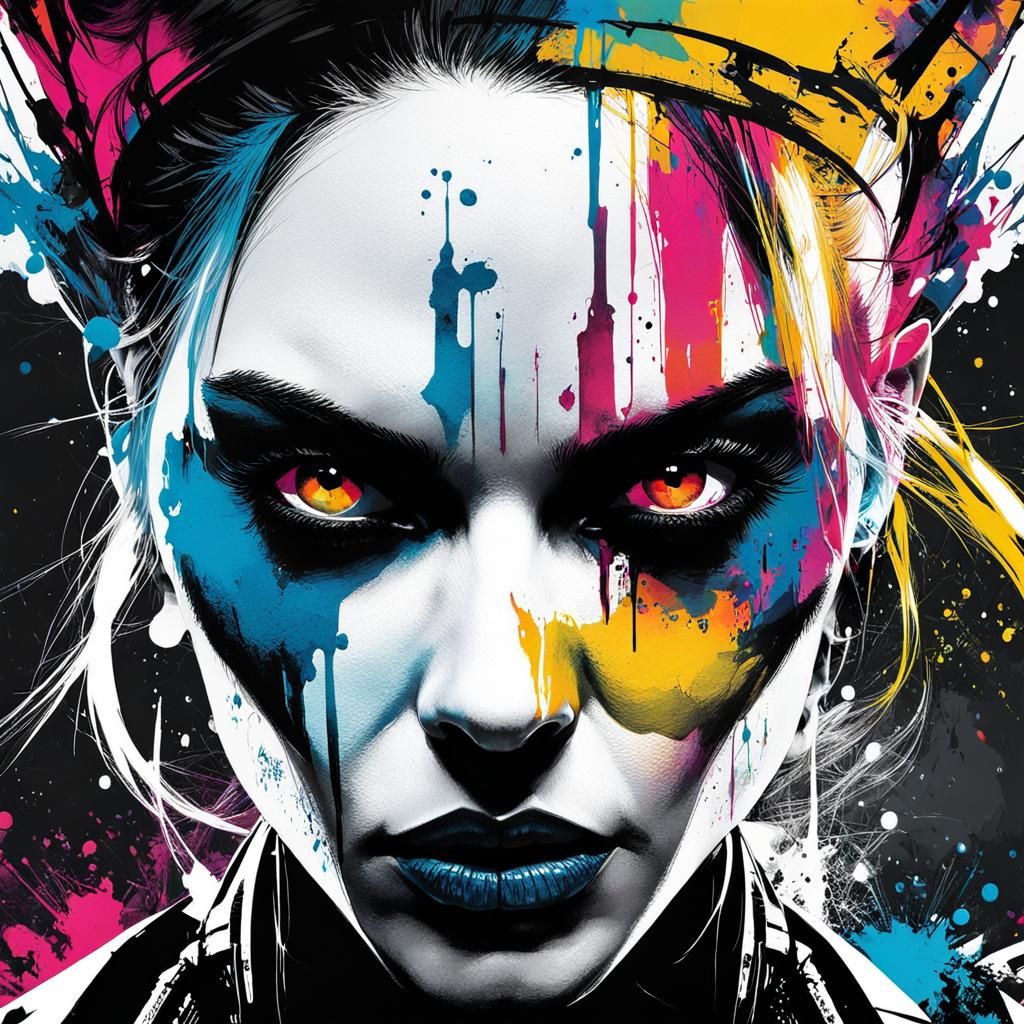 rage girl - AI Generated Artwork - NightCafe Creator