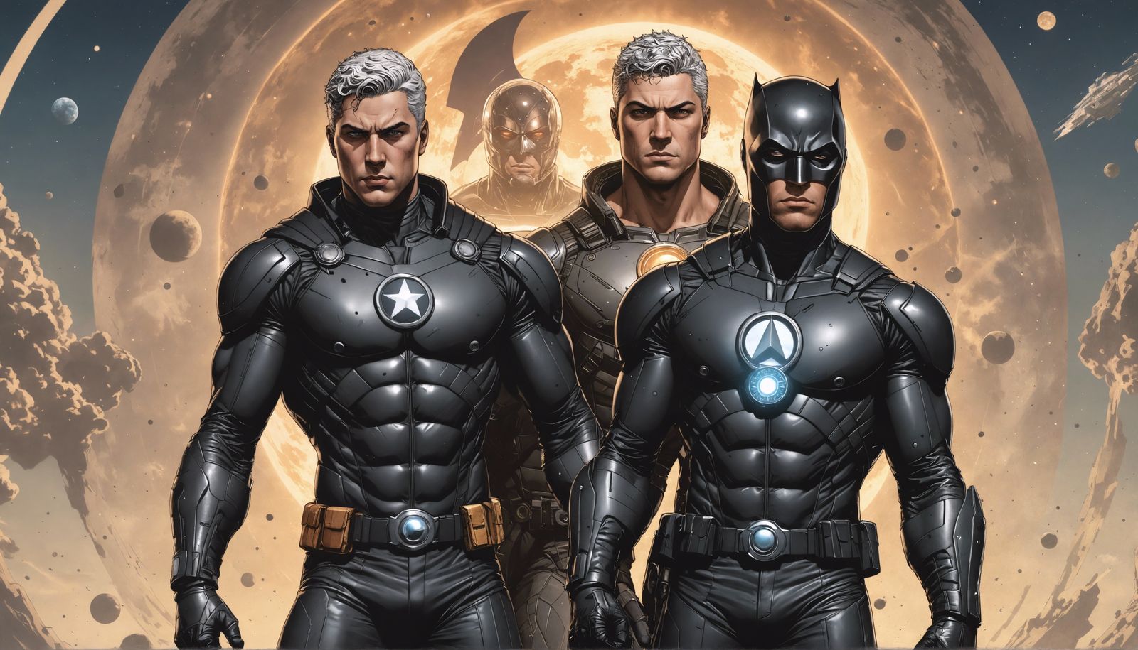 Apollo and Midnighter - AI Generated Artwork - NightCafe Creator