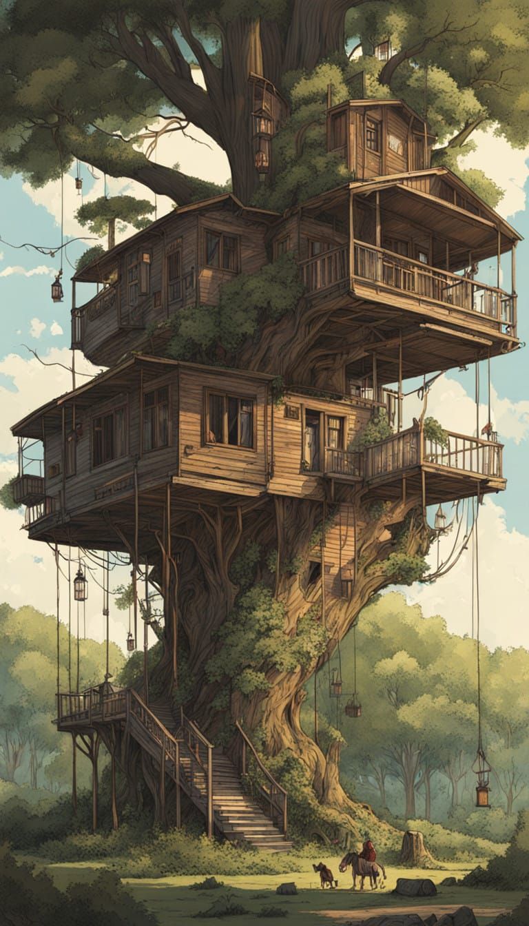 Vintage Treehouse - Enchanted Treehouse in the Heart of a M...