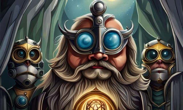 Storybook illustration, Photorealistic symmetrical facial features ...