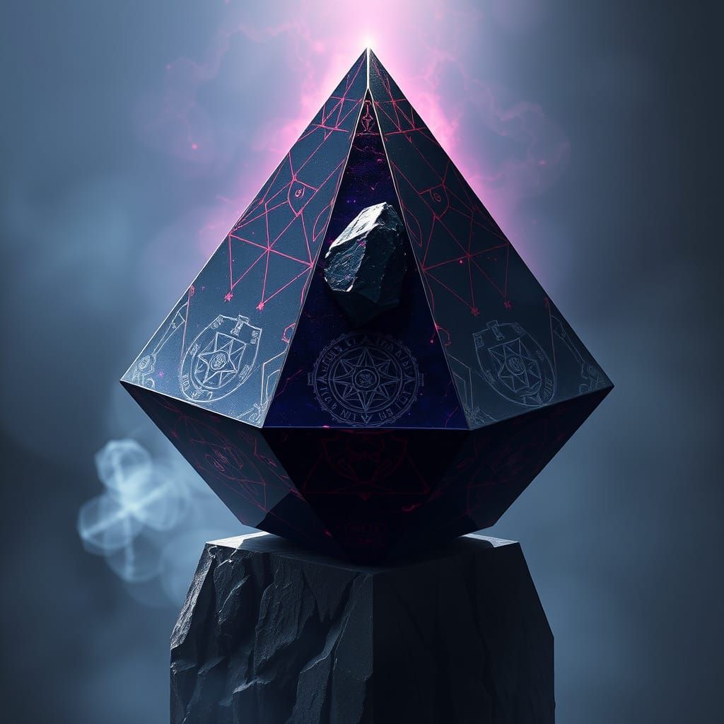 Ancient Sith Holocron in Dark, Malevolent Beauty - AI Art