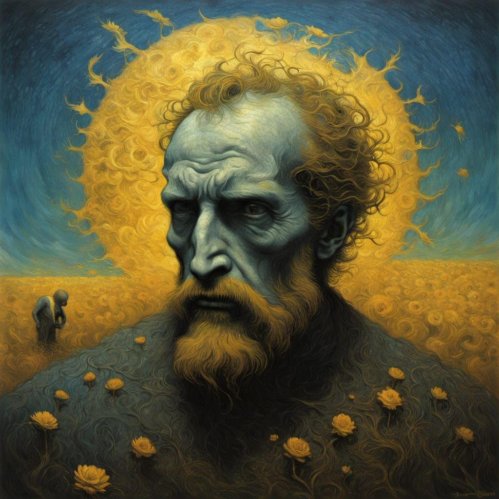 Surrealist Hammer in Cosmic Colors - AI Art