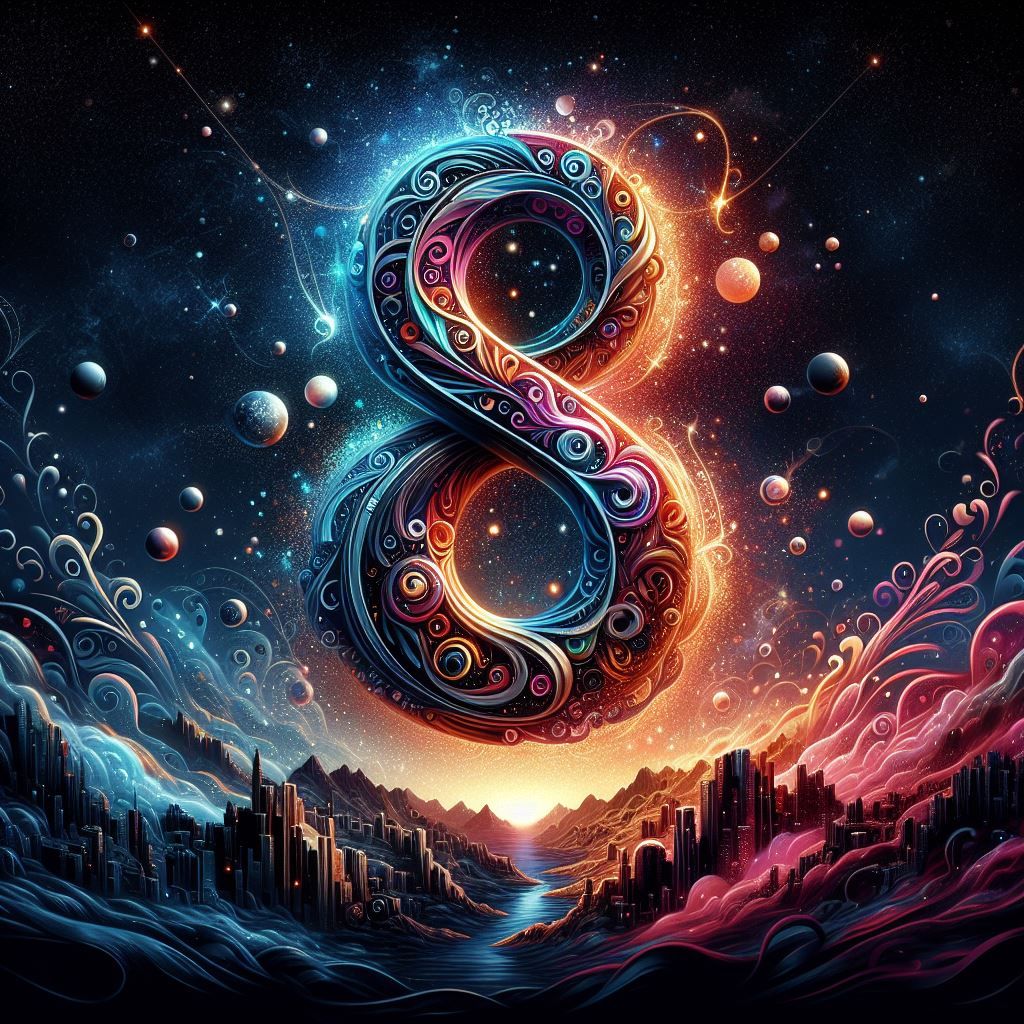 Lucky Number 8 Symbol - AI Generated Artwork - NightCafe Creator