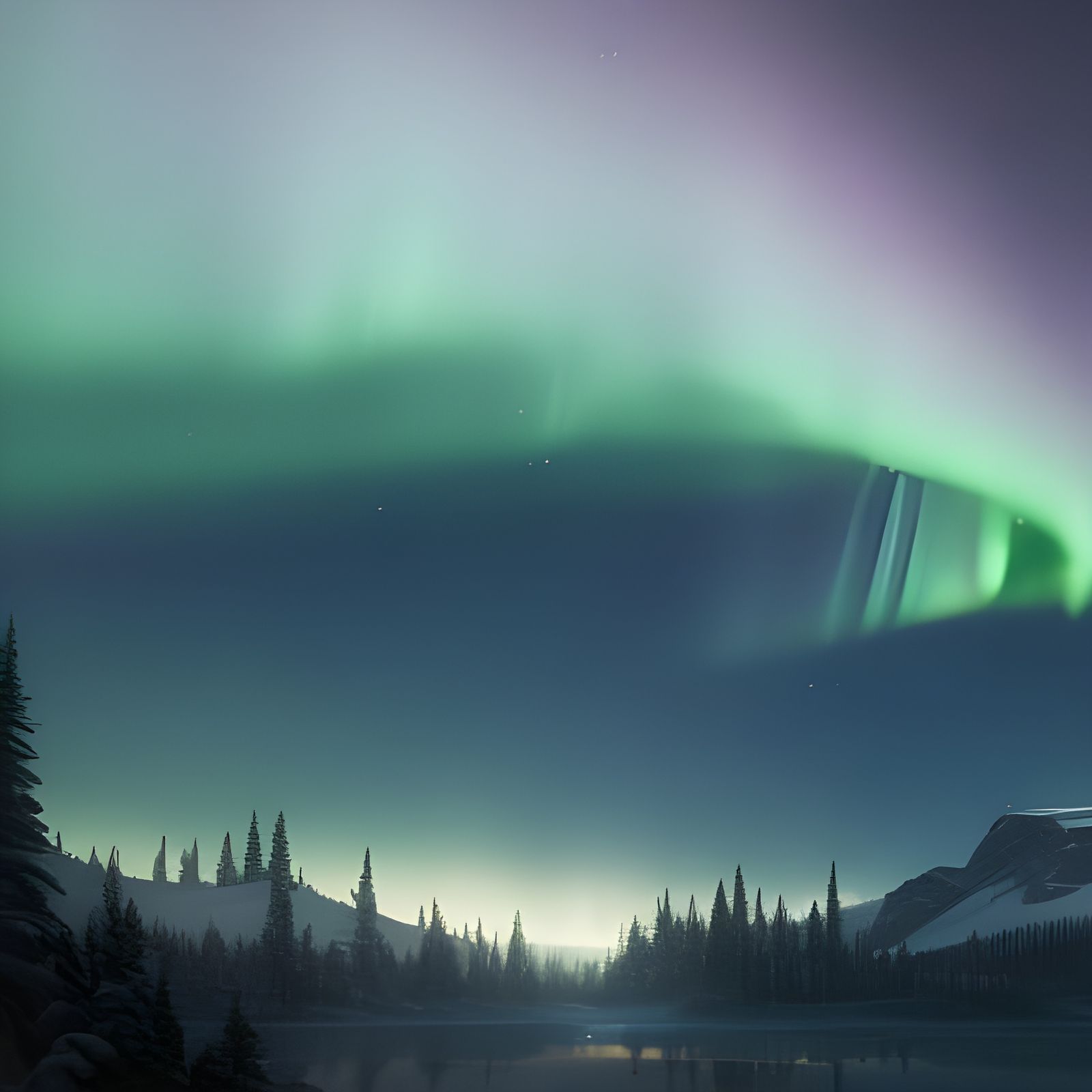 aurora borealis, 8k resolution concept art by Greg Rutkowski dynamic ...