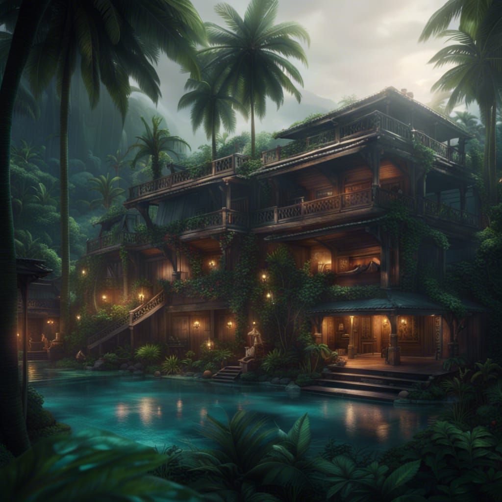 Paradise - AI Generated Artwork - NightCafe Creator