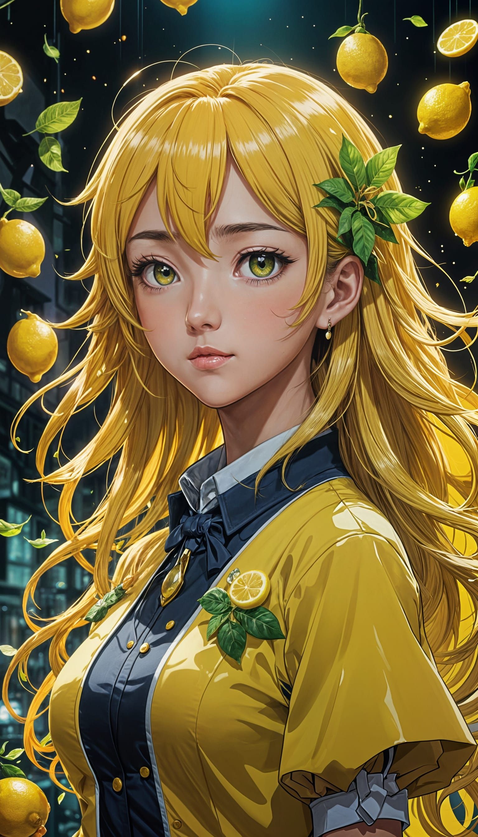 Lemon chan!... - AI Generated Artwork - NightCafe Creator