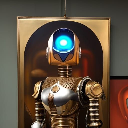 Cyclop Robot portrait - AI Generated Artwork - NightCafe Creator