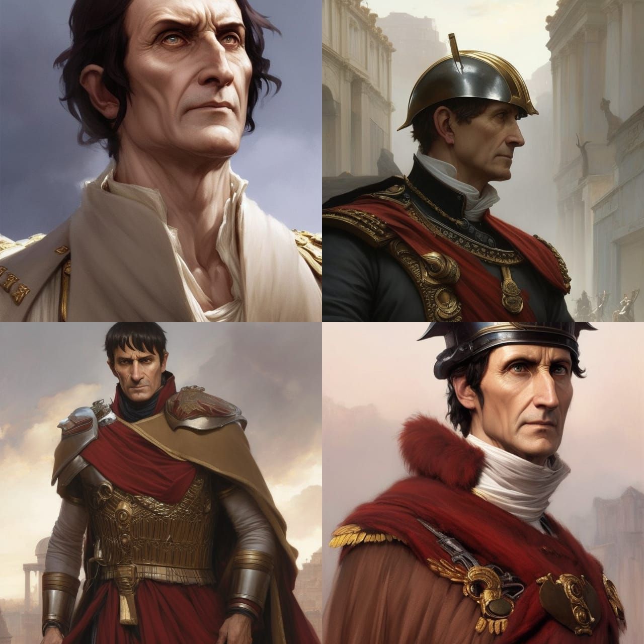 Collapsing Timelines: Julius Caesar as Napoleon - AI Generated Artwork ...