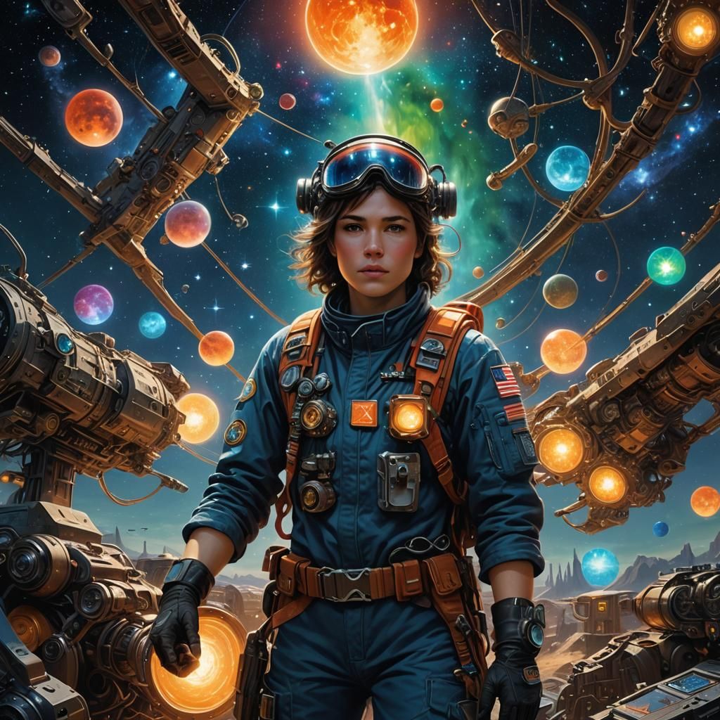 Space Mechanic - AI Generated Artwork - NightCafe Creator