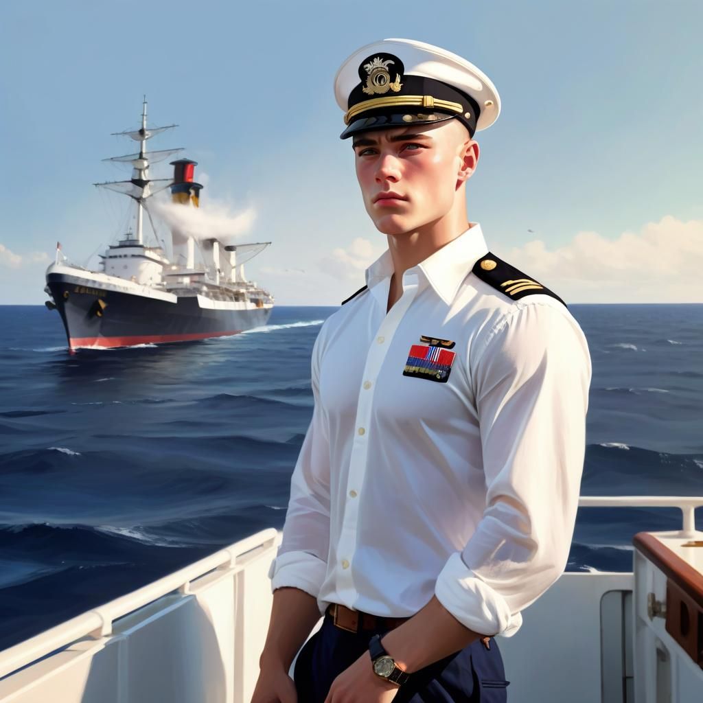 In the Navy 4 - AI Generated Artwork - NightCafe Creator