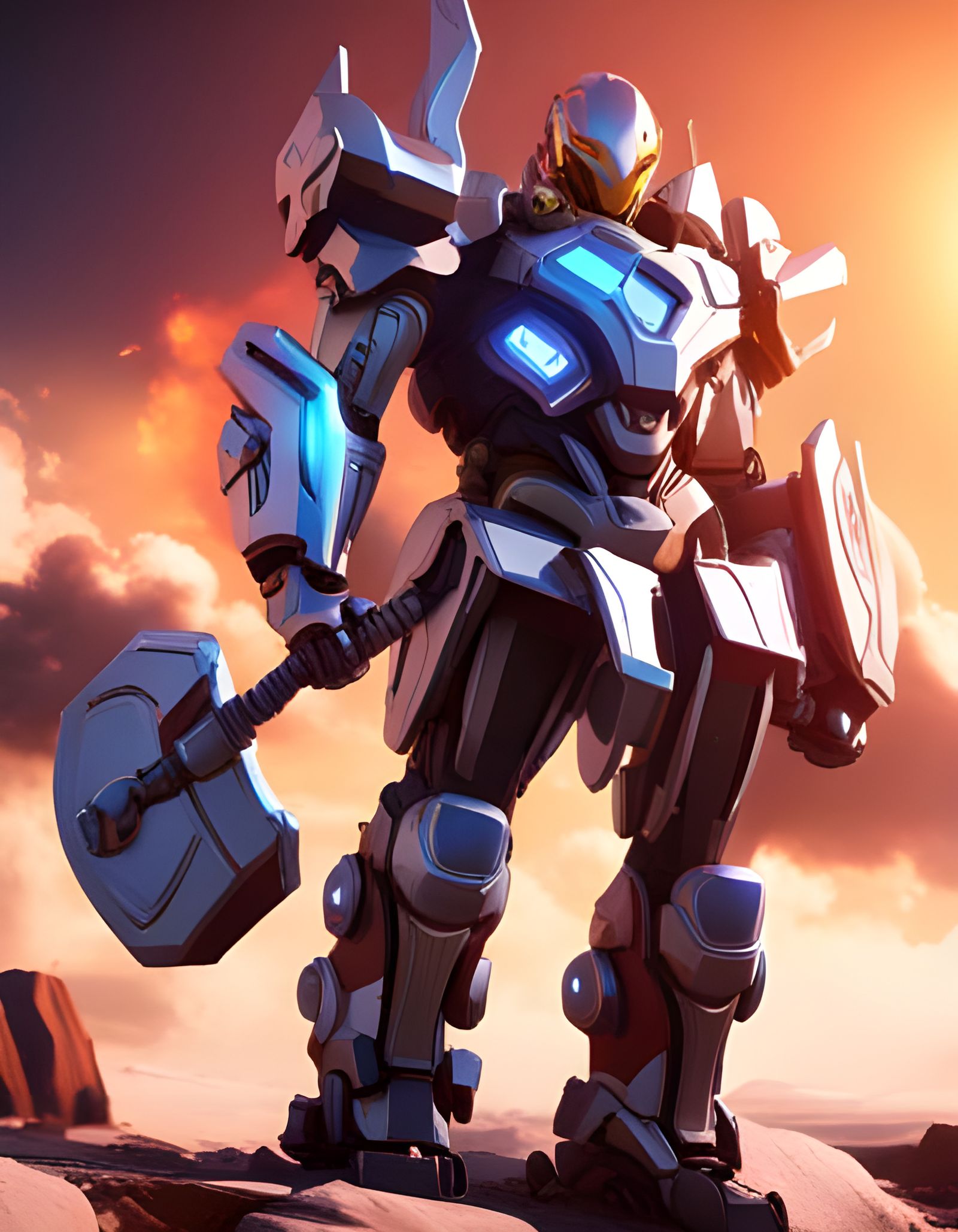 Viking Mecha suite - AI Generated Artwork - NightCafe Creator
