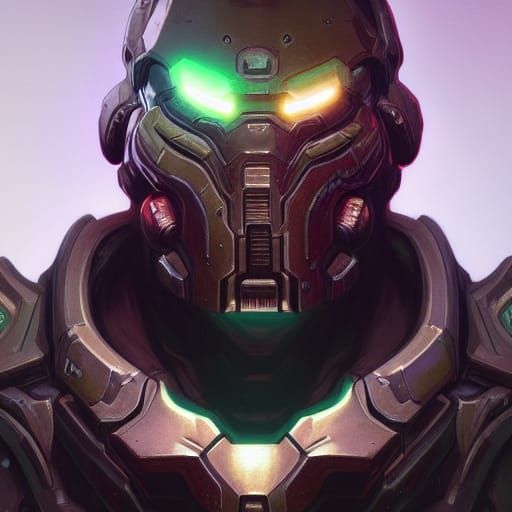 Doom Slayer - AI Generated Artwork - NightCafe Creator