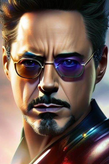Robert Downey Jr. - AI Generated Artwork - NightCafe Creator