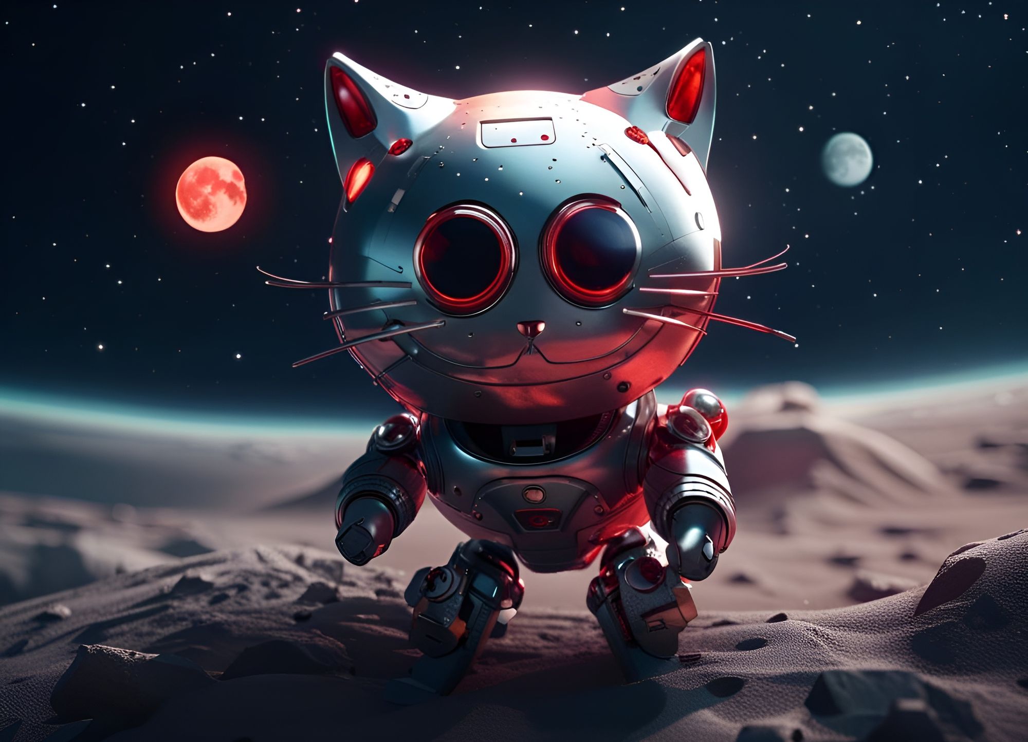 Robocat : r/nightcafe