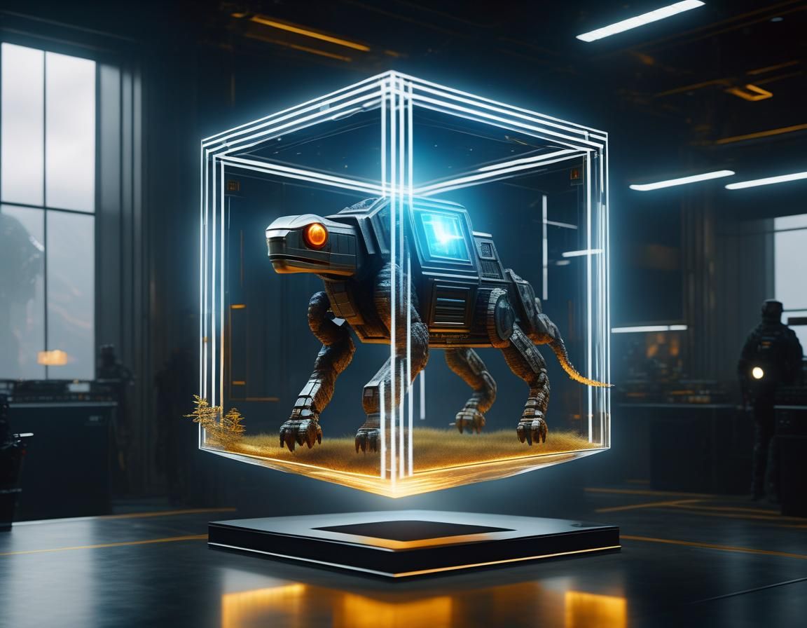 Weird, eerie, Non human intelligent creature stepping out of landed UAP ...