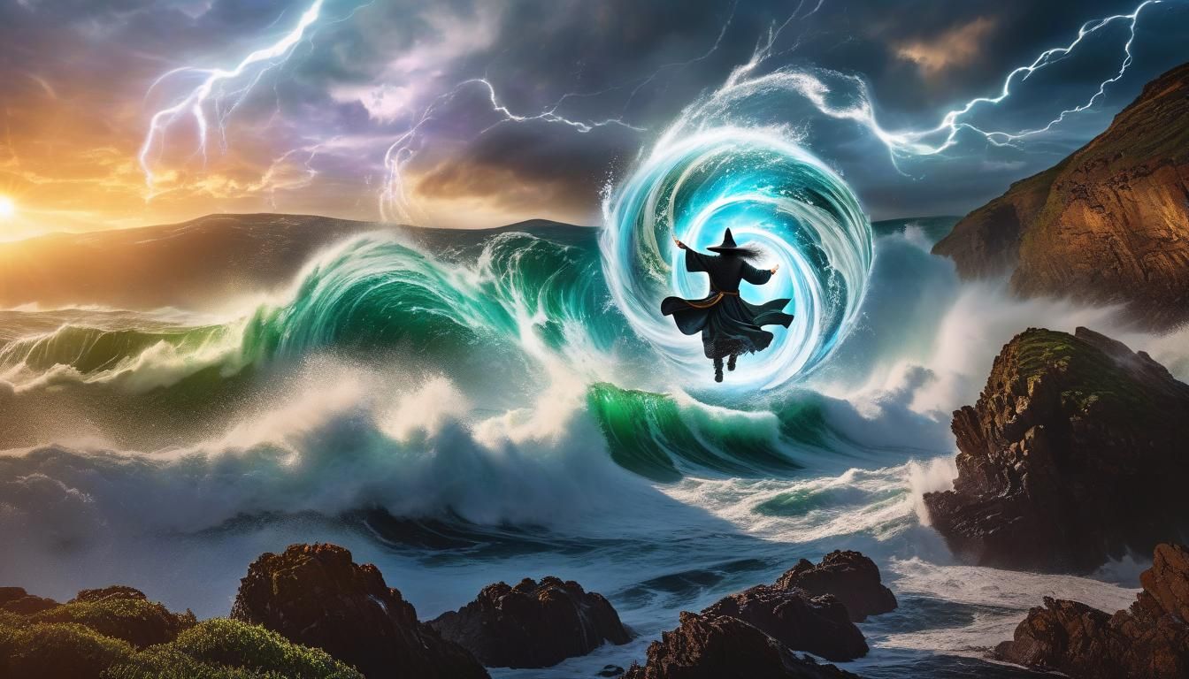 Water Wizard - AI Generated Artwork - NightCafe Creator