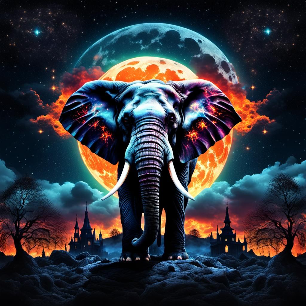 star elephant - AI Generated Artwork - NightCafe Creator