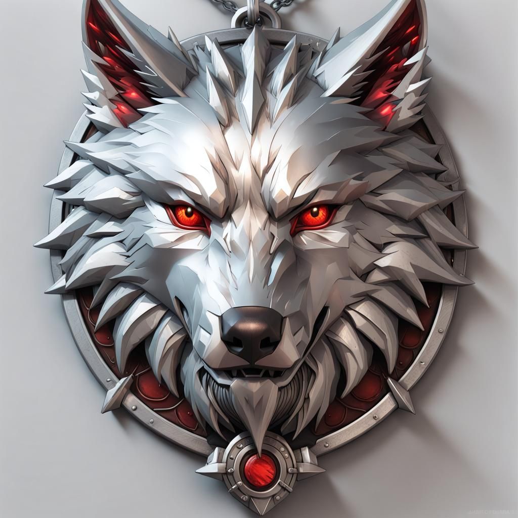 Witcher wolf medallion - AI Generated Artwork - NightCafe Creator