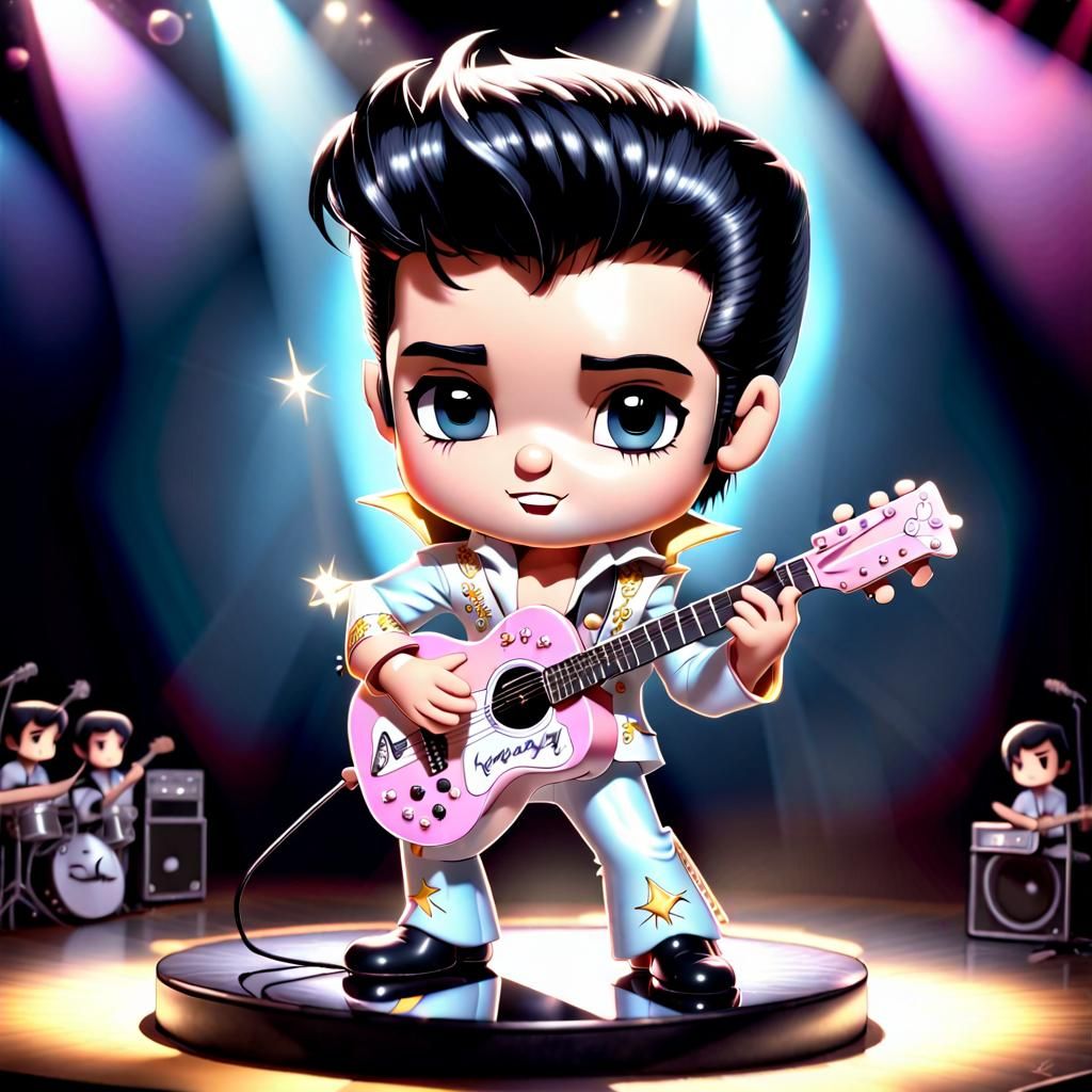 Chibi Characters Elvis Presley : r/nightcafe