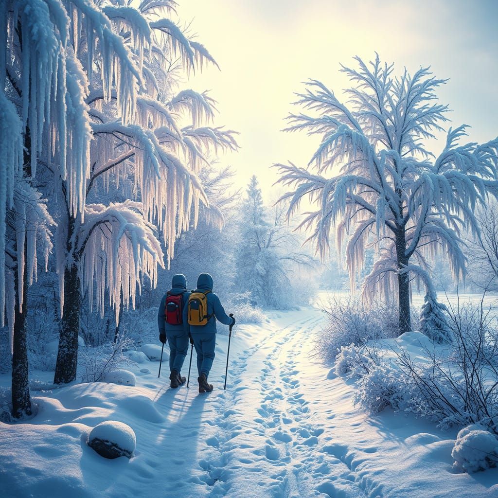 Frosty walk - Frosty walk