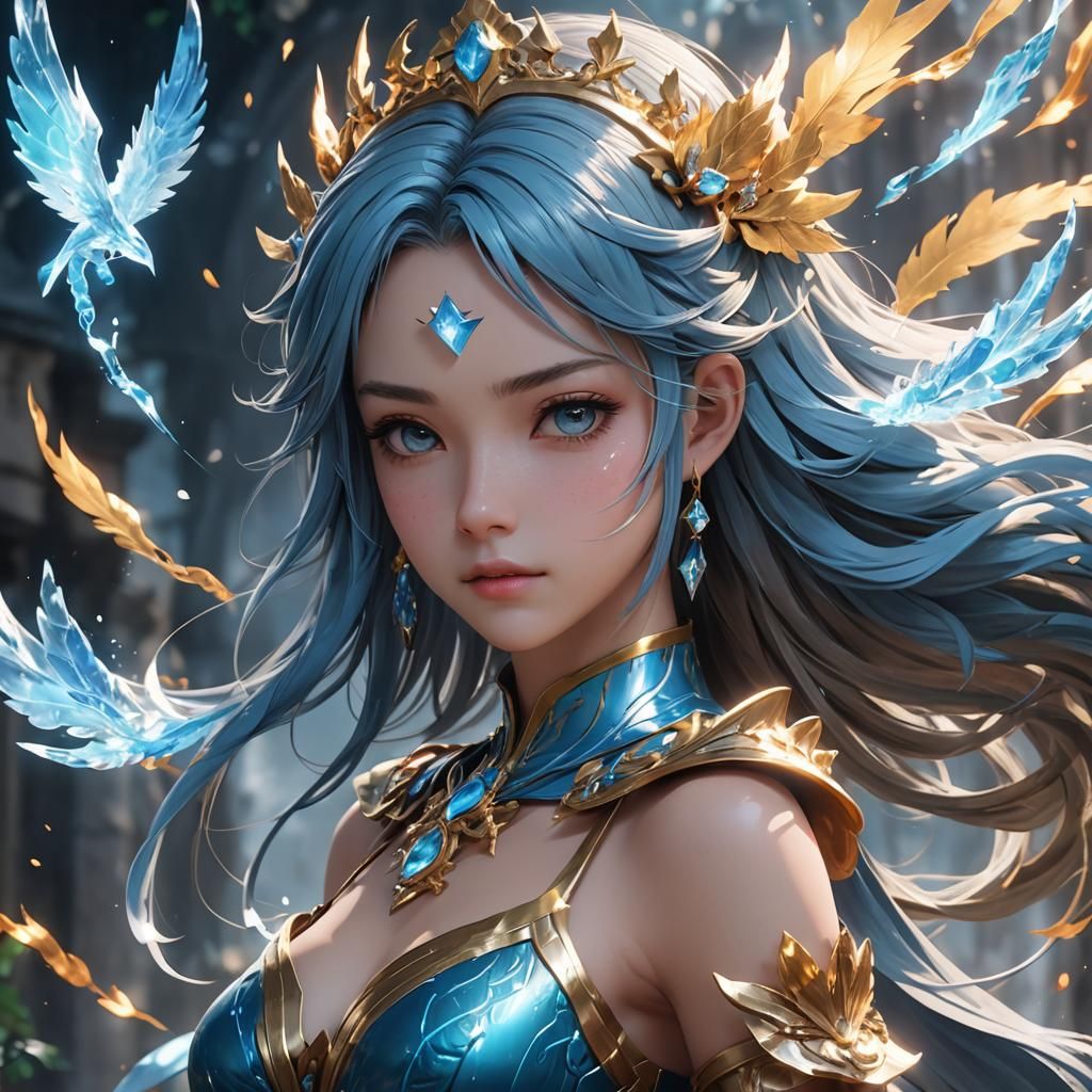 Air Elemental Princess - AI Generated Artwork - NightCafe Creator