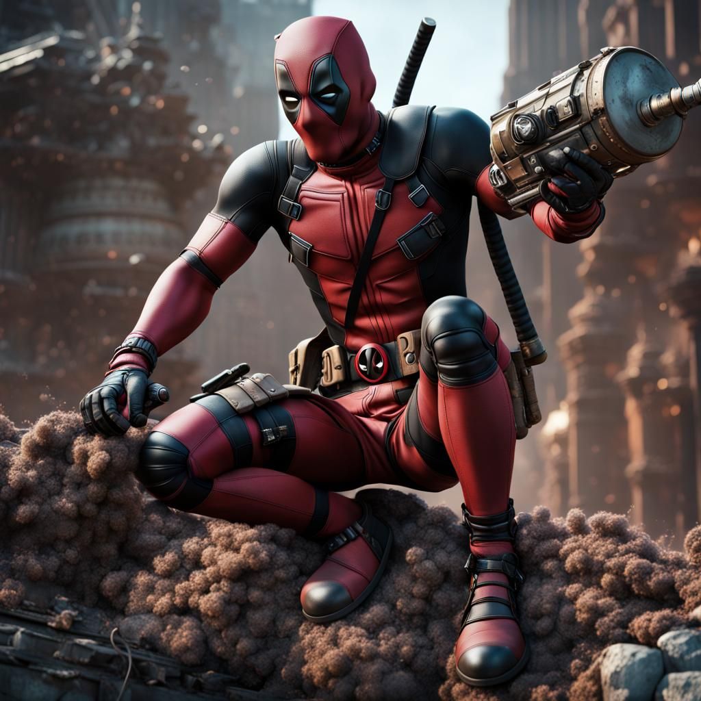 Deadpool #68 - AI Generated Artwork - NightCafe Creator