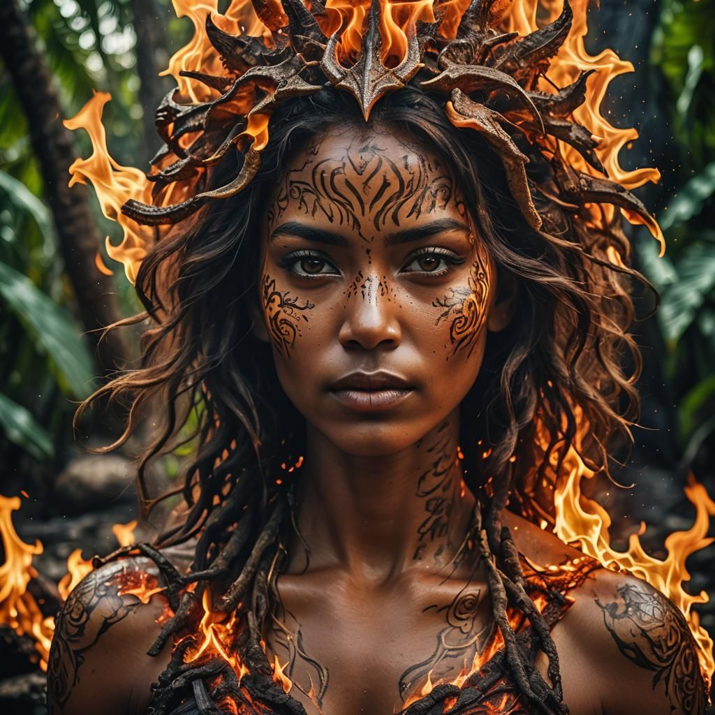 The Emotional Fire Flames. - AI Generated Artwork - NightCafe Creator