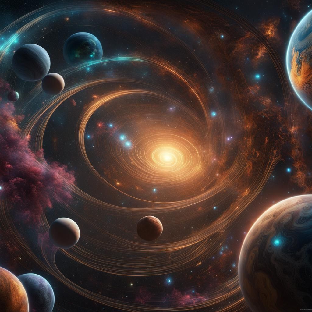 Cosmic Carnival - AI Generated Artwork - NightCafe Creator