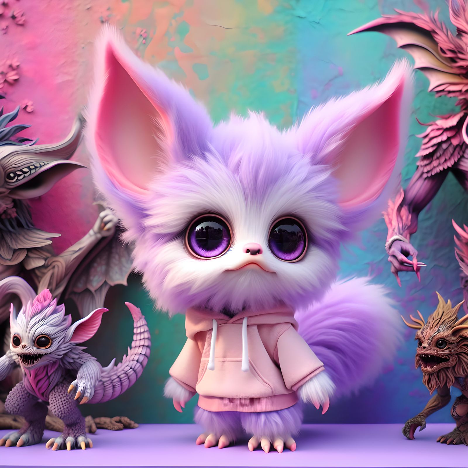 Cute creature - AI Generated Artwork - NightCafe Creator