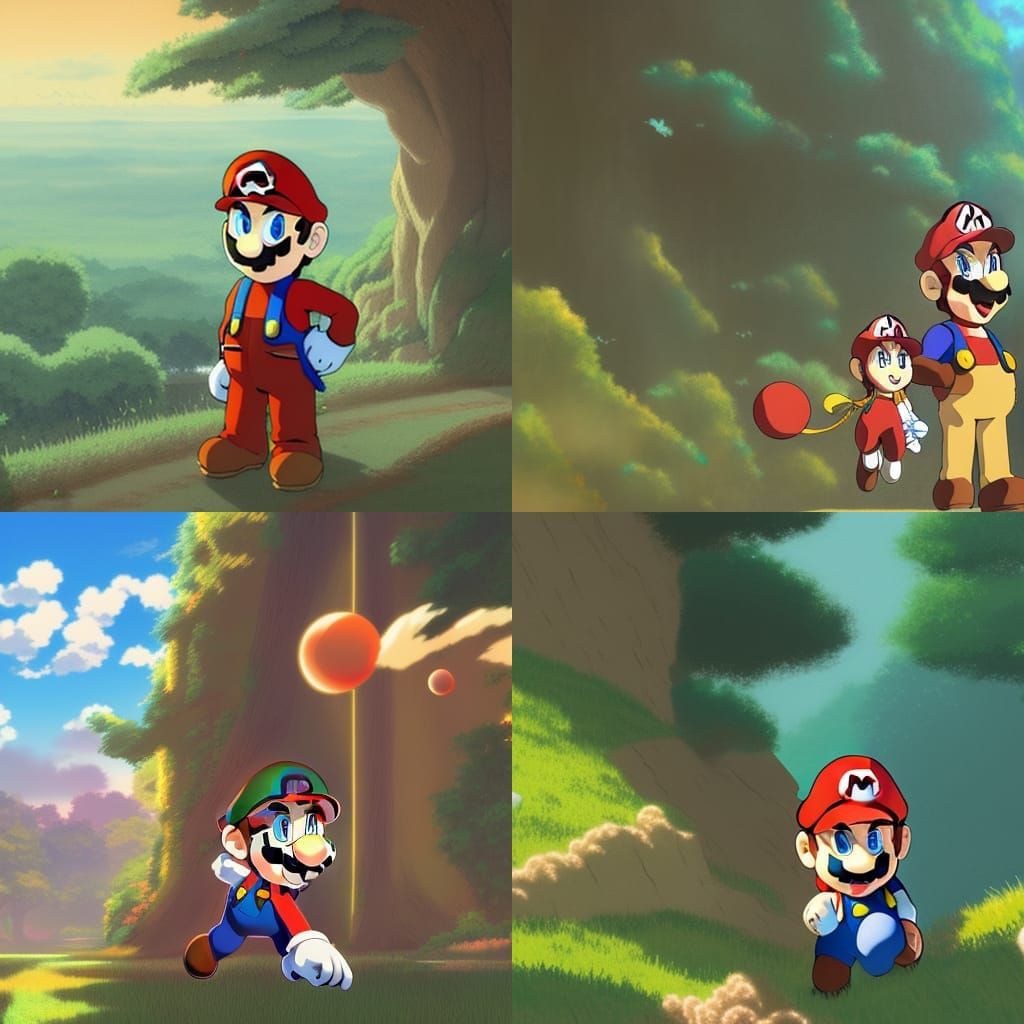 Mario - AI Generated Artwork - NightCafe Creator
