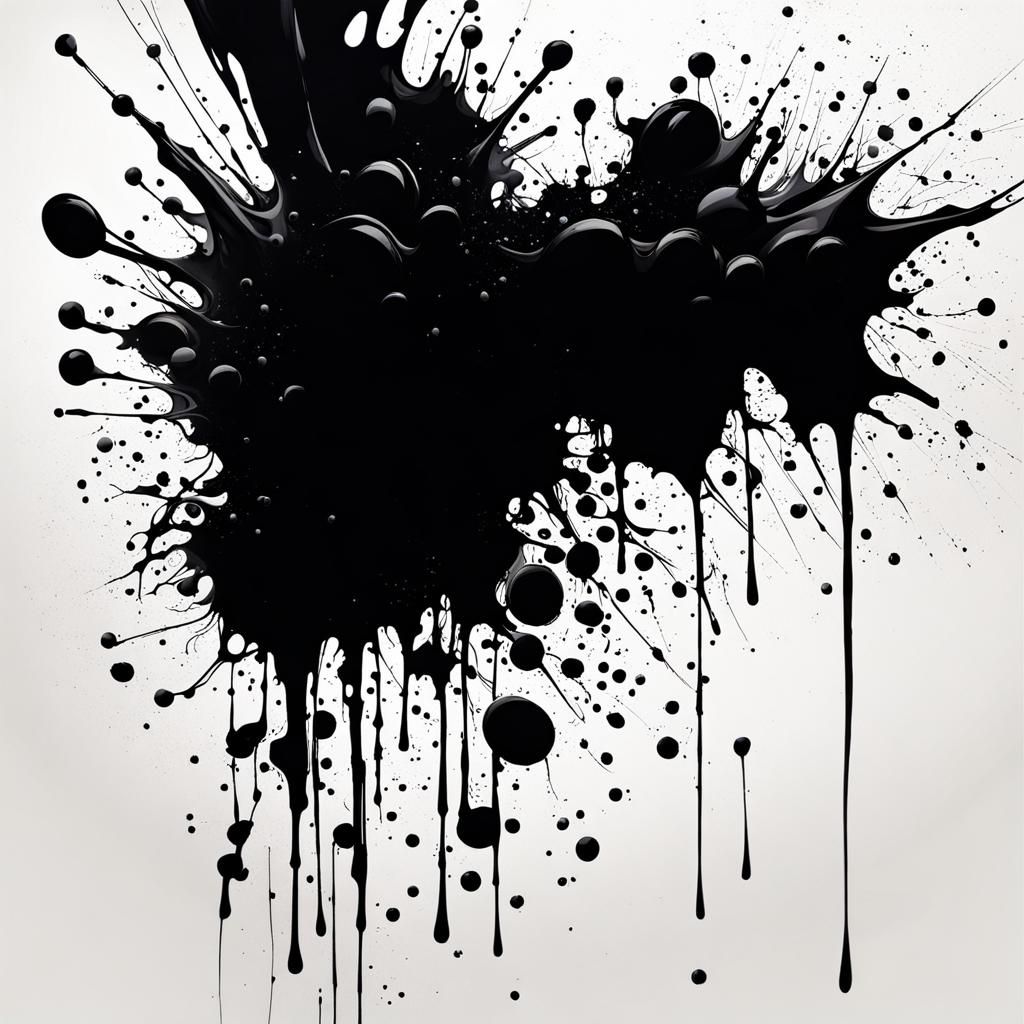 Ink explosion - AI Generated Artwork - NightCafe Creator