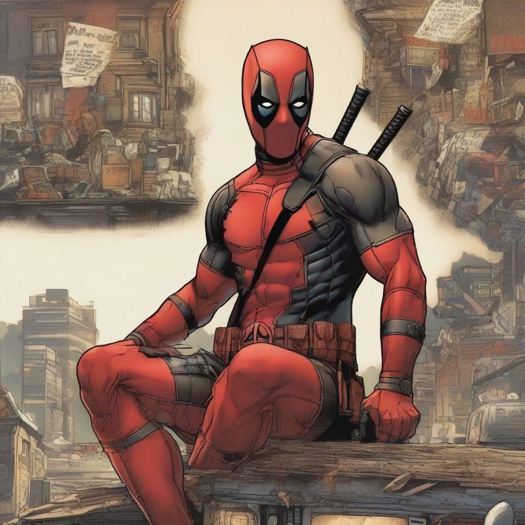 Deadpool comic panel - Deadpool comic panel