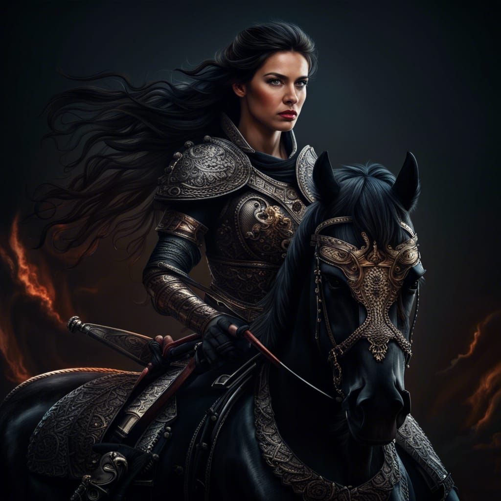 Medieval warrior princess - AI Generated Artwork - NightCafe Creator