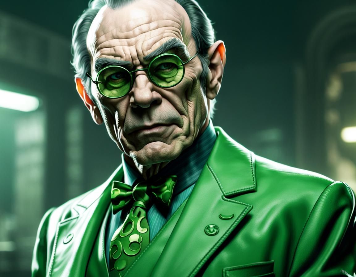 Tommy Lee Jones as The Riddler - AI Generated Artwork - NightCafe Creator