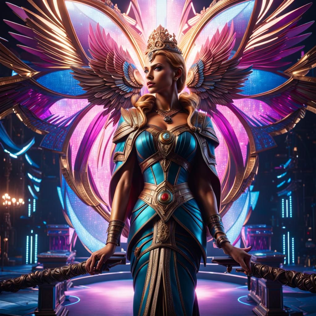 Cyber Queen - AI Generated Artwork - NightCafe Creator