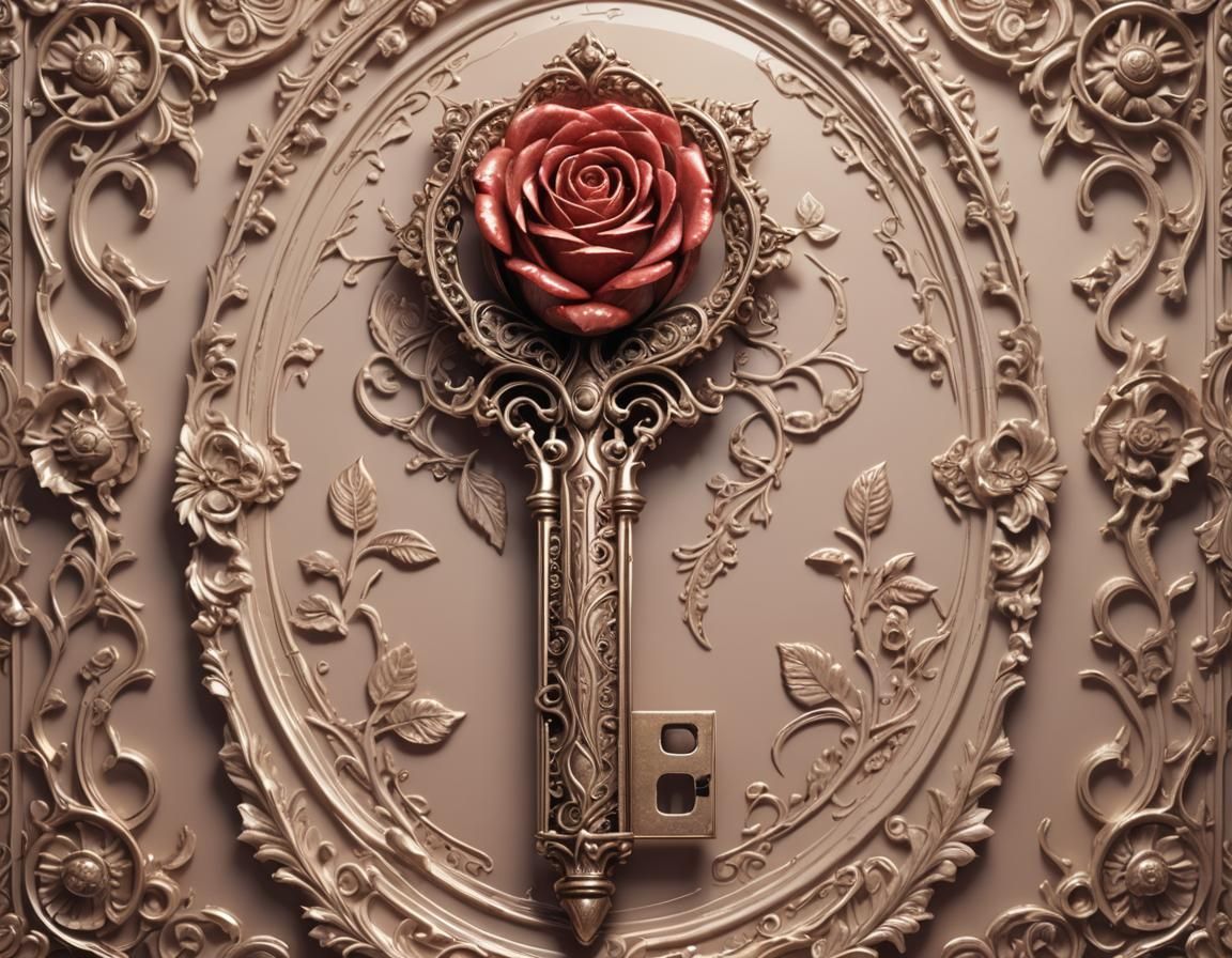 Rose key - AI Generated Artwork - NightCafe Creator