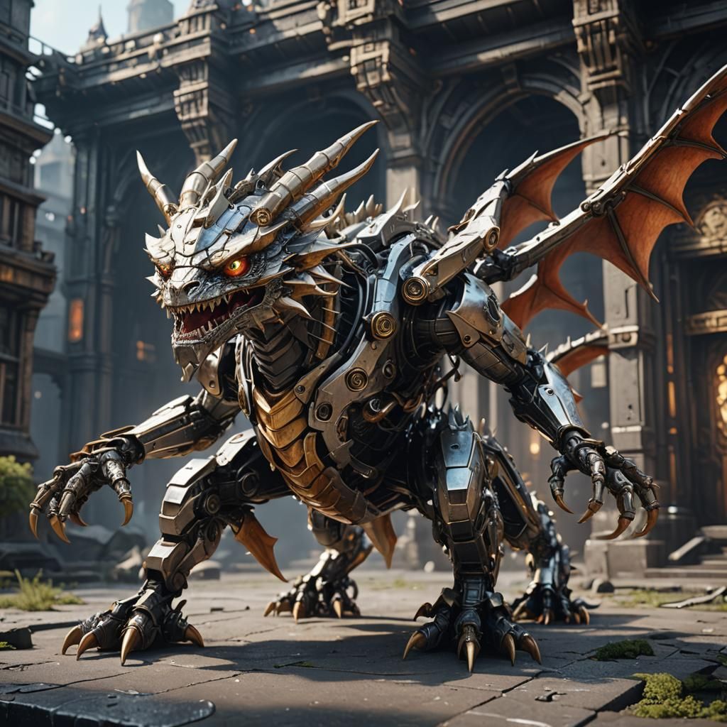 Gremlin faced dragon - AI Generated Artwork - NightCafe Creator