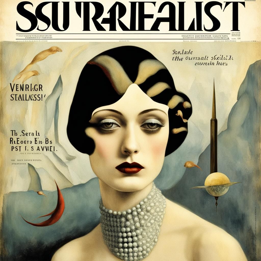 Surrealism 1920s Magazine - AI Generated Artwork - NightCafe Creator