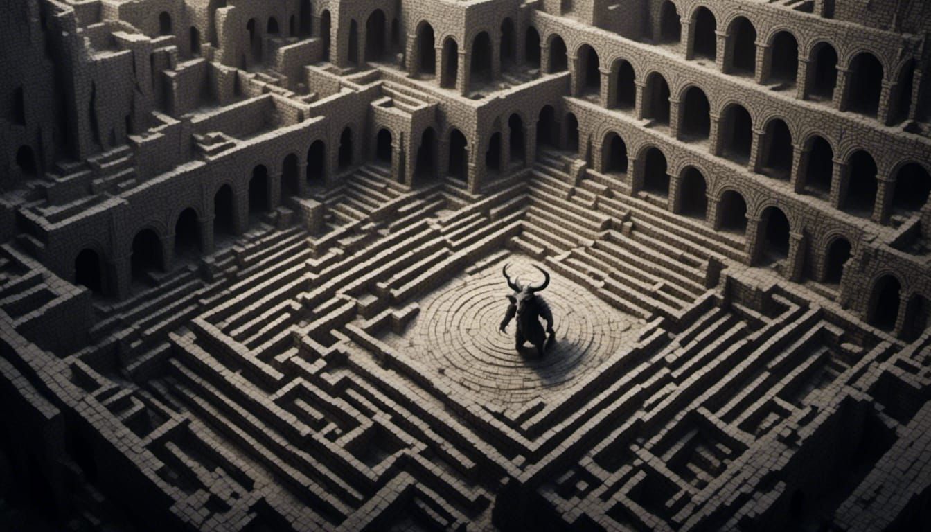 Labyrinth - AI Generated Artwork - NightCafe Creator