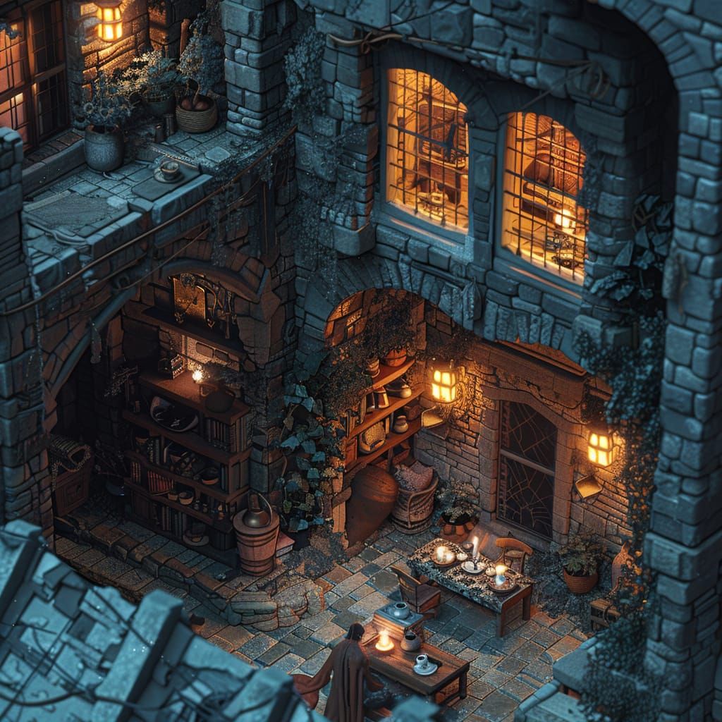 Cozy Nook - AI Generated Artwork - NightCafe Creator