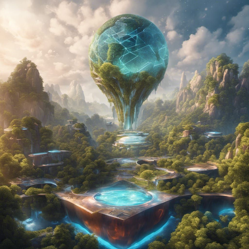 EcoTopia city - AI Generated Artwork - NightCafe Creator