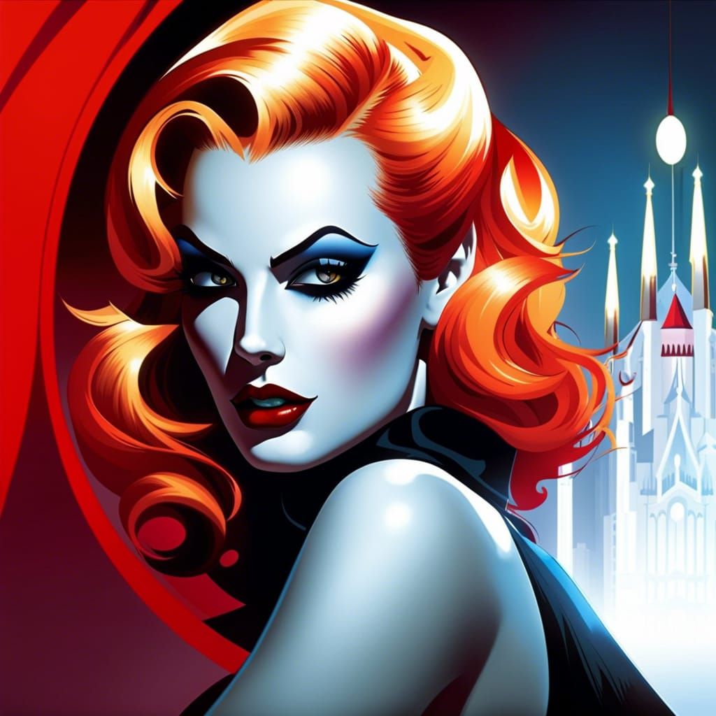 Wicked women, baddest femme fatale, Vampires, demons - AI Generated ...